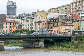 Torrente Bisagno, Genova/Genoa, Liguria. Photos